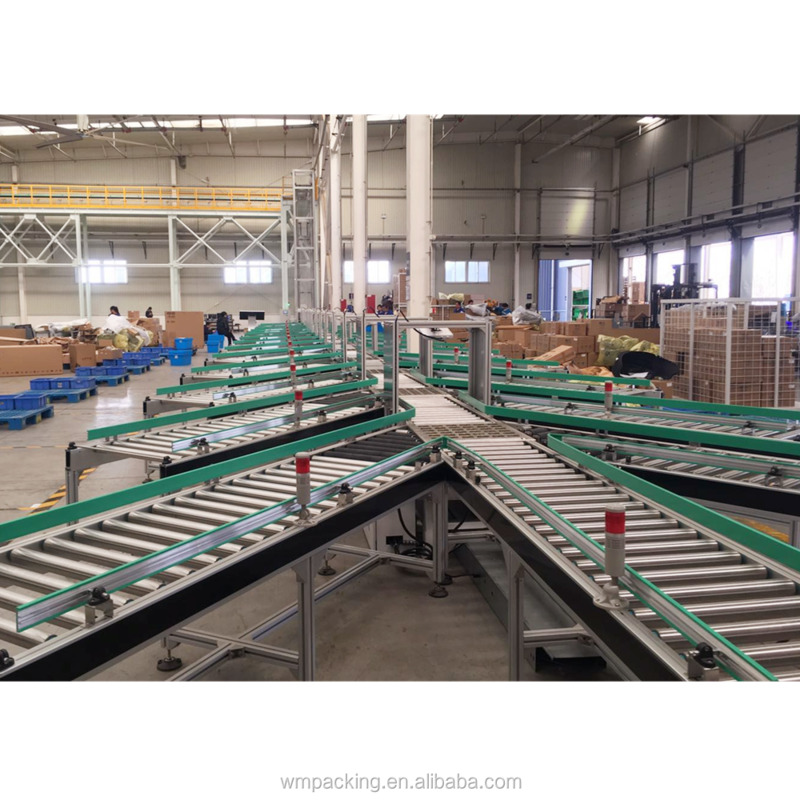 Heat Resistant High Speed Motorized Roller Conveyor Sorting System ...